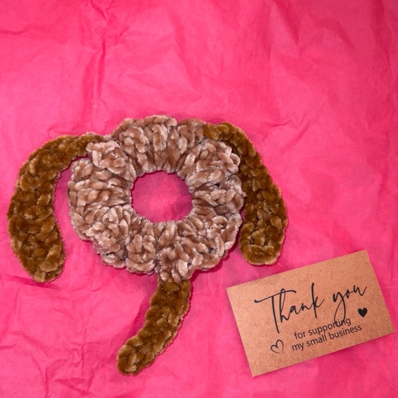 Handmade | Accessories | Dog New Dog Fluffy Crochet A Scrunchy | Poshmark